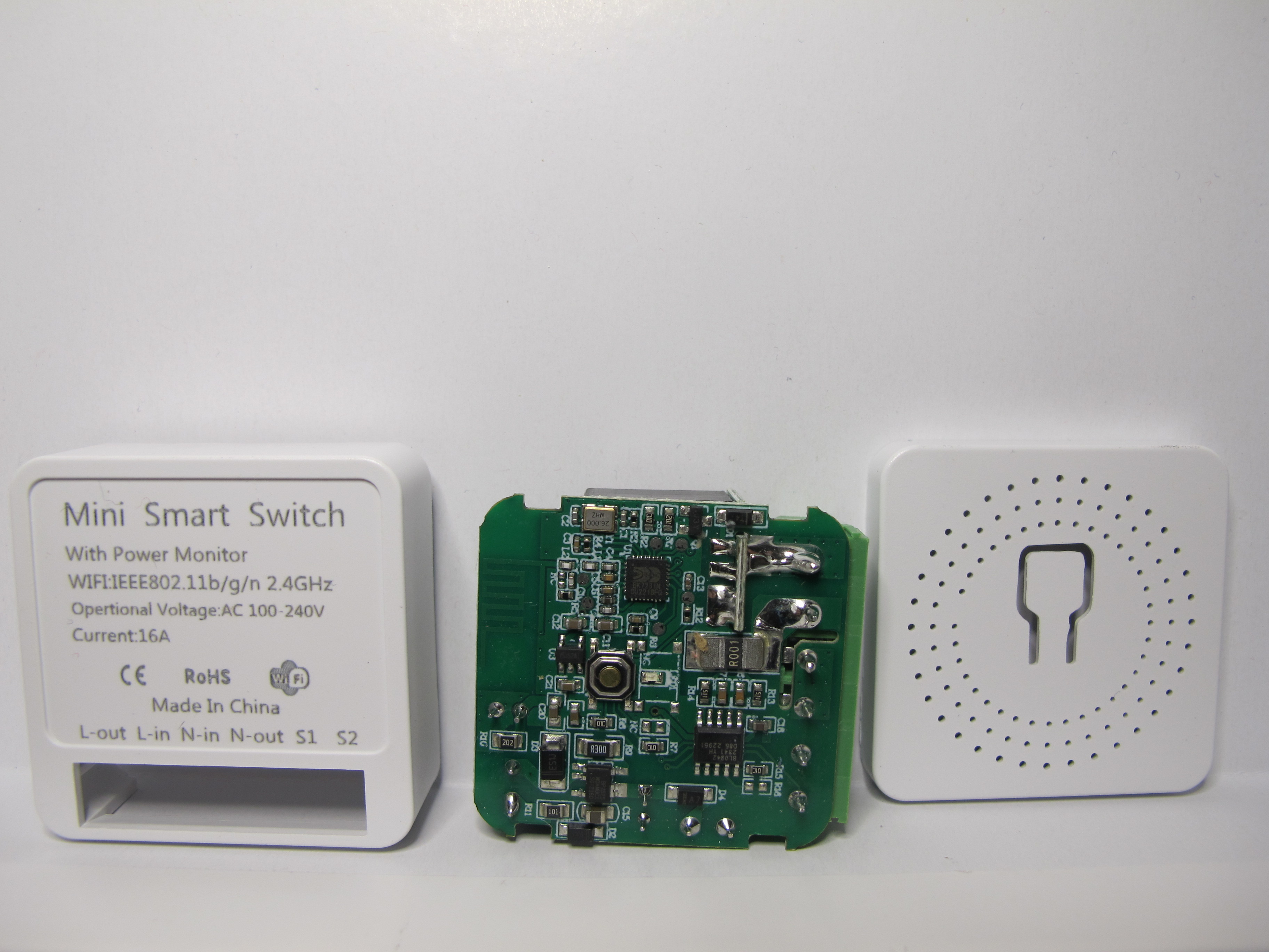 [BK7231N] (DIY) Mini Smart Switch UNSH SS8839-16A-W - 2