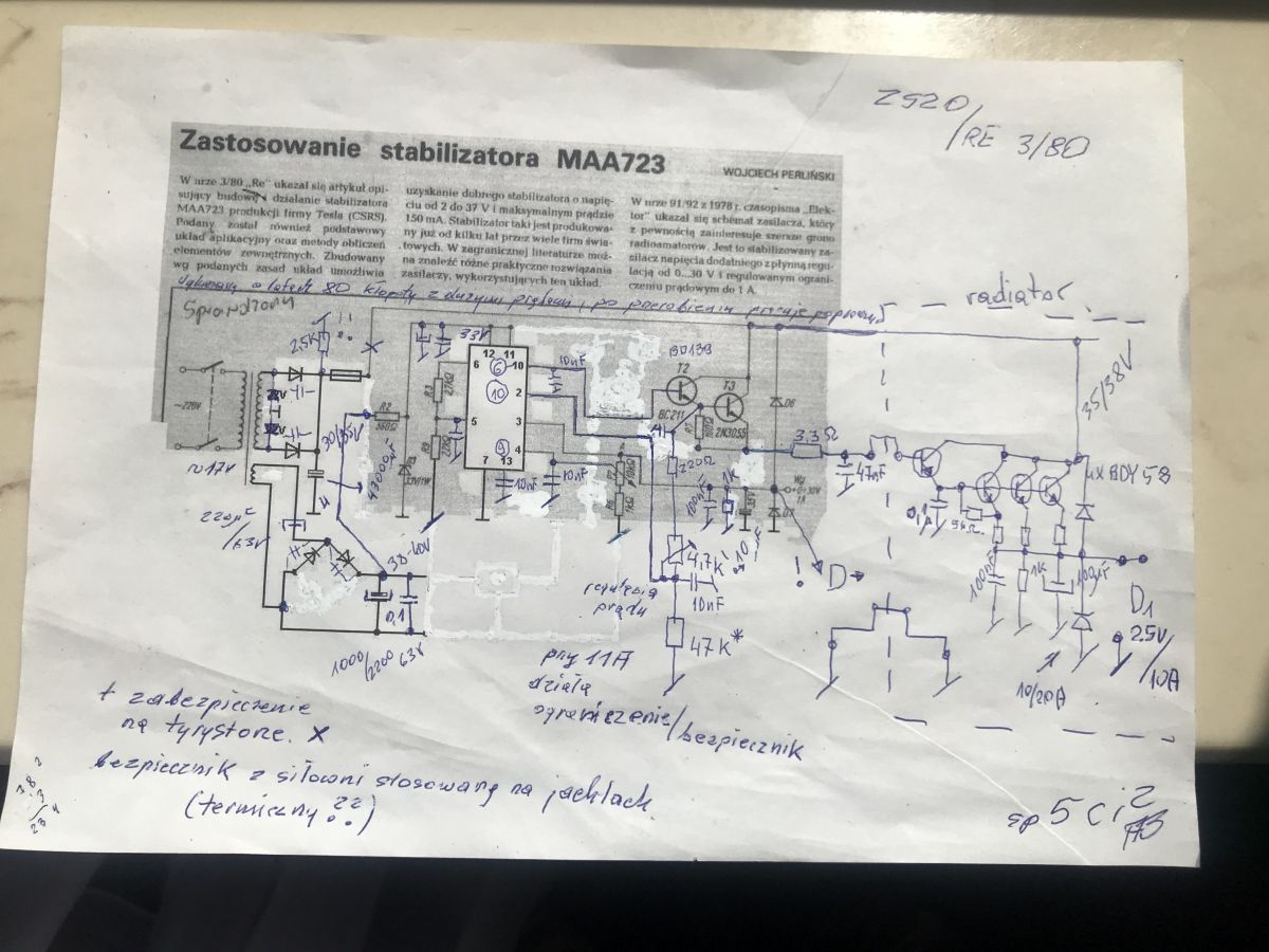 Zasilacz na uA723 0-30V 5A - 3 - elektroda.pl