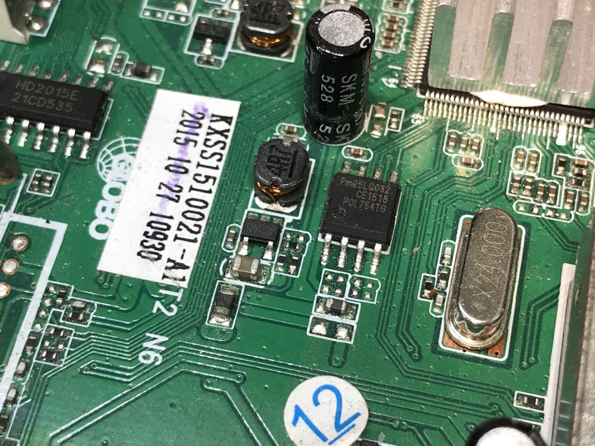 Stary dekoder DVB-T2 - STB HD N6 - wnętrze, potencjał przeróbki na DIY ...