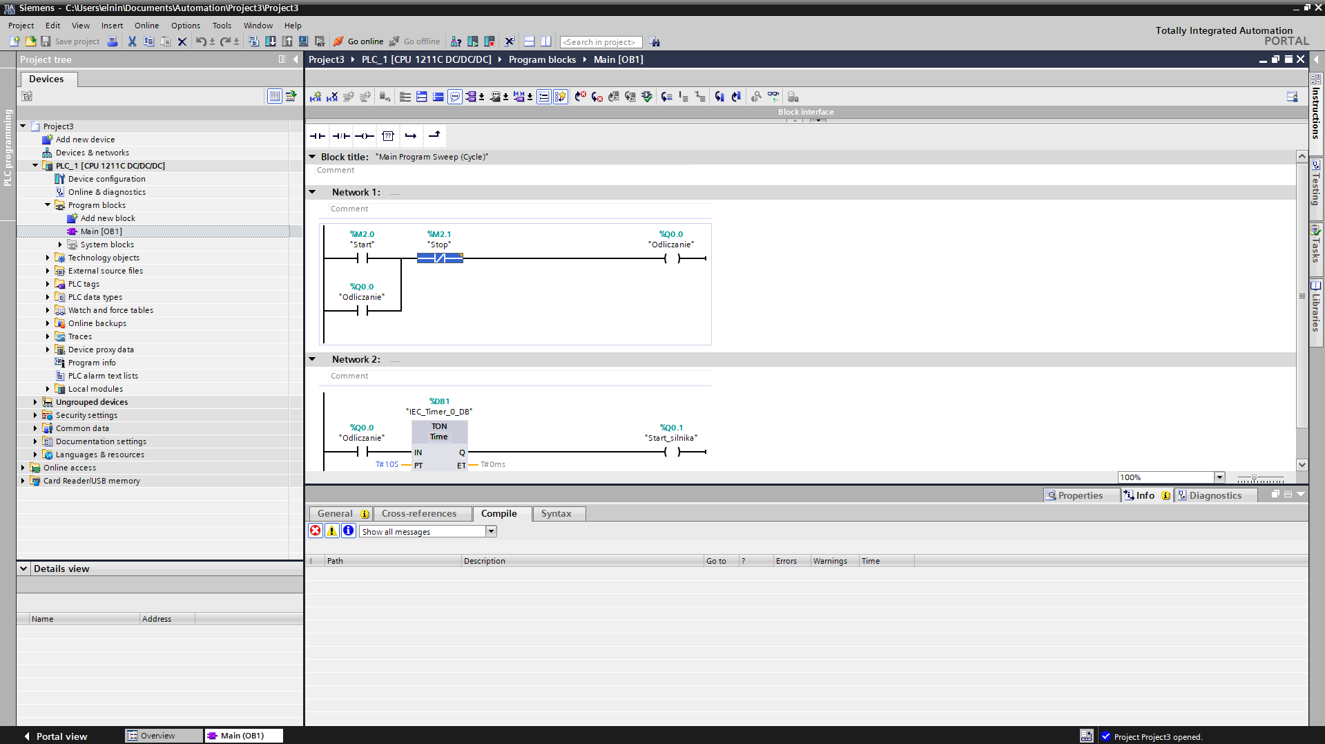 Integracja Pythona z JavaScriptem do sterowania PLC via web