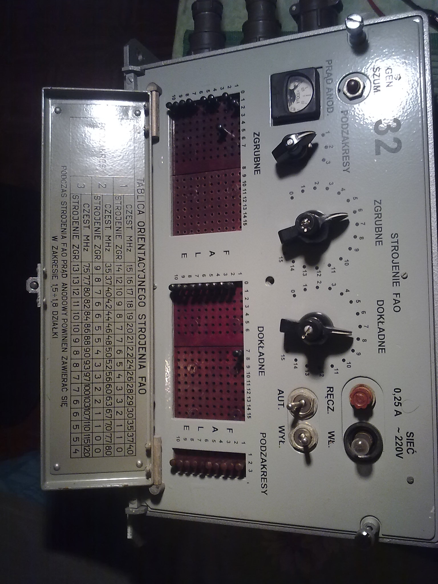 Radiostacja R-140M - gdzie znaleźć schemat FAO i sterownika?