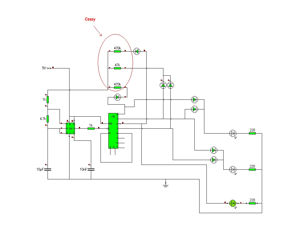 Projekt do szkoły - makieta ulicy z działającą sygnalizacją.