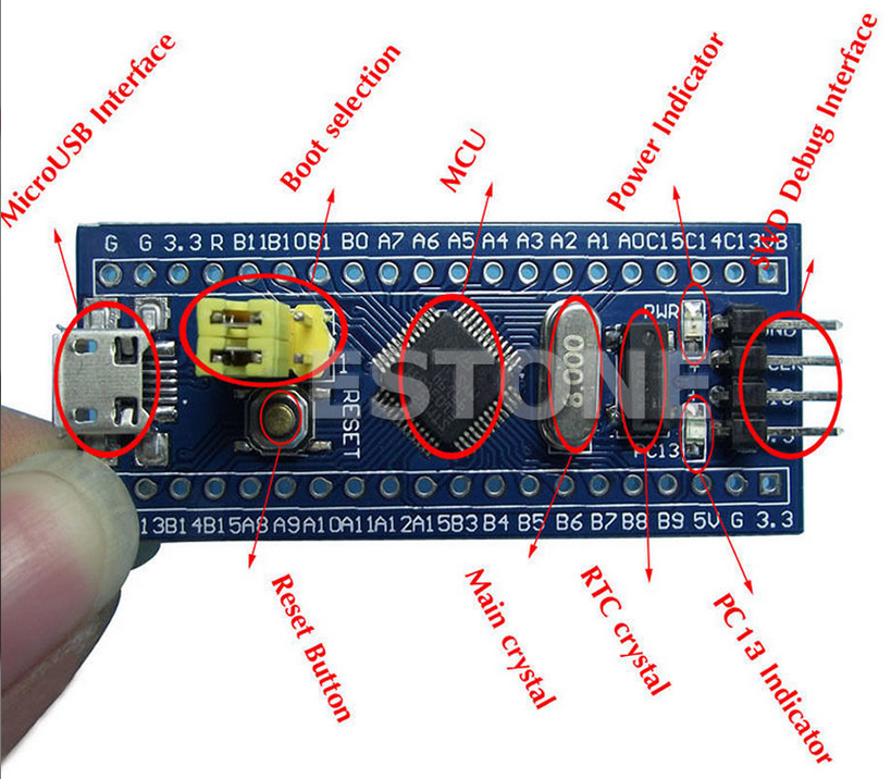 LPC1114 - Jak poprawnie podłączyć Vdd i Vss na płytce?