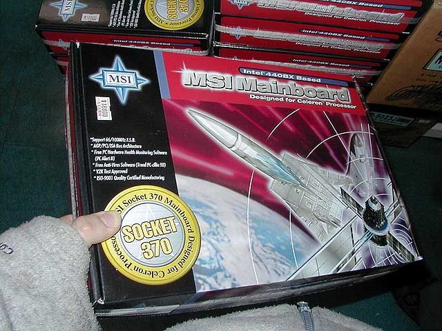 Socket 370 + Intel 440BX - Identyfikacja płyty głównej