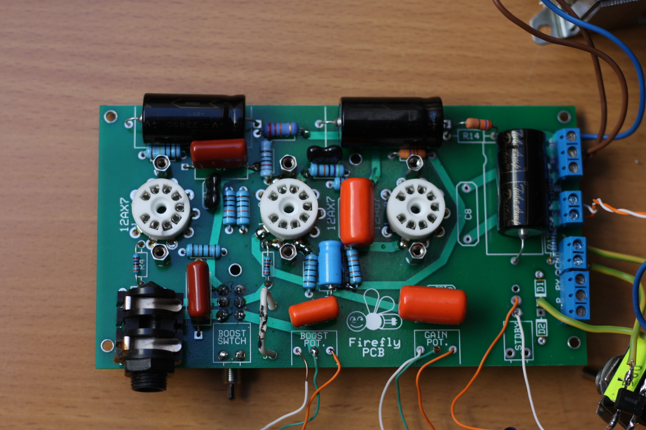 Firefly na PCB Marvela - buczenie i napięcia, jak poprawić działanie?