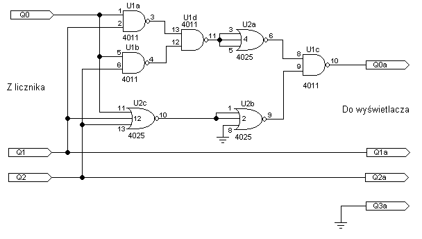 CD40110 - Jak zamienić wyświetlanie cyfr 0 i 1 na wyświetlaczu biegów?