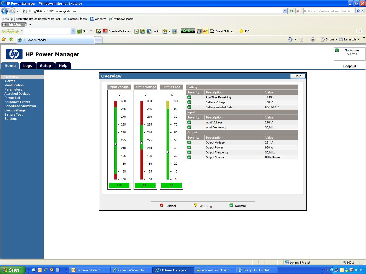 "Zasilacz awaryjny" HP/COMPAQ R3000 XR RACK sprzed
