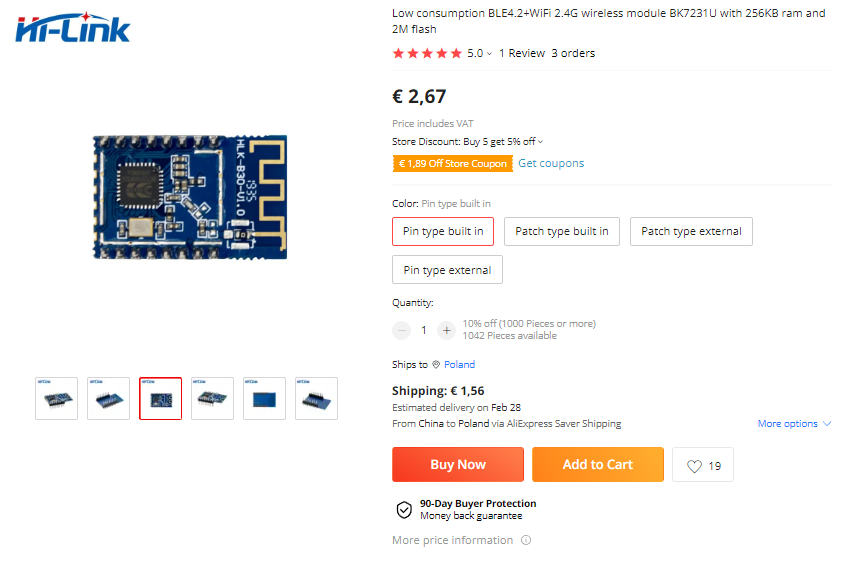 BK7231 datasheet, pinout, programming, specification, wiki (BK7231T ...