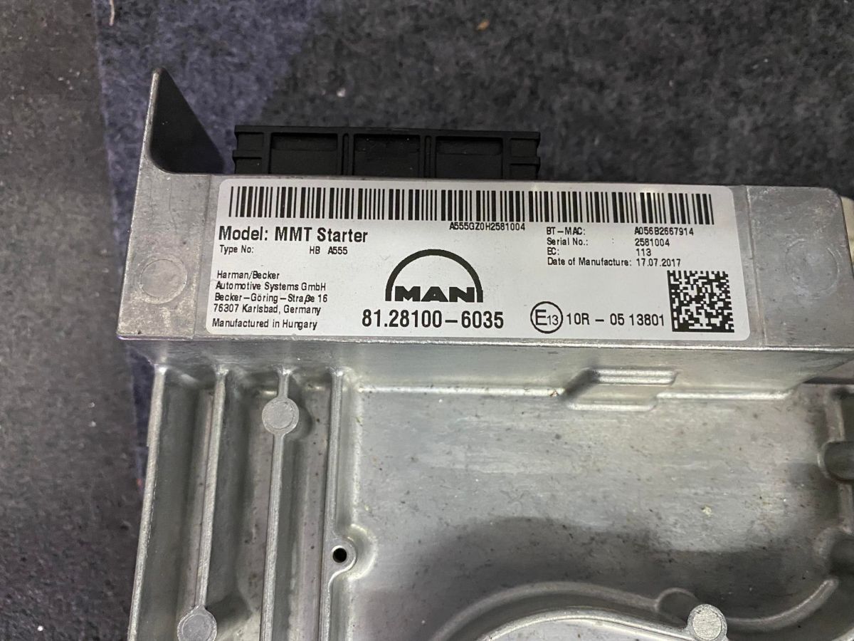 [Rozwiązano] MAN MMT starter - schemat połączeń dla tego radia