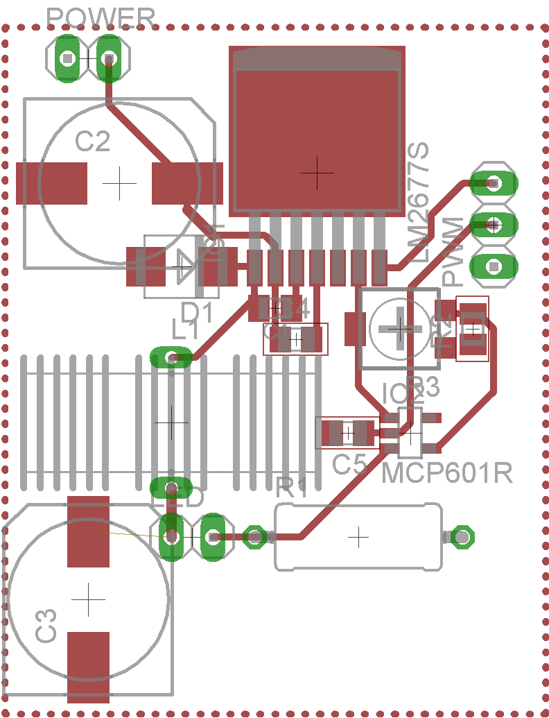 [EAGLE/LM2677] - regulator prądu na lm2677- prośba o sprawdzenie ...