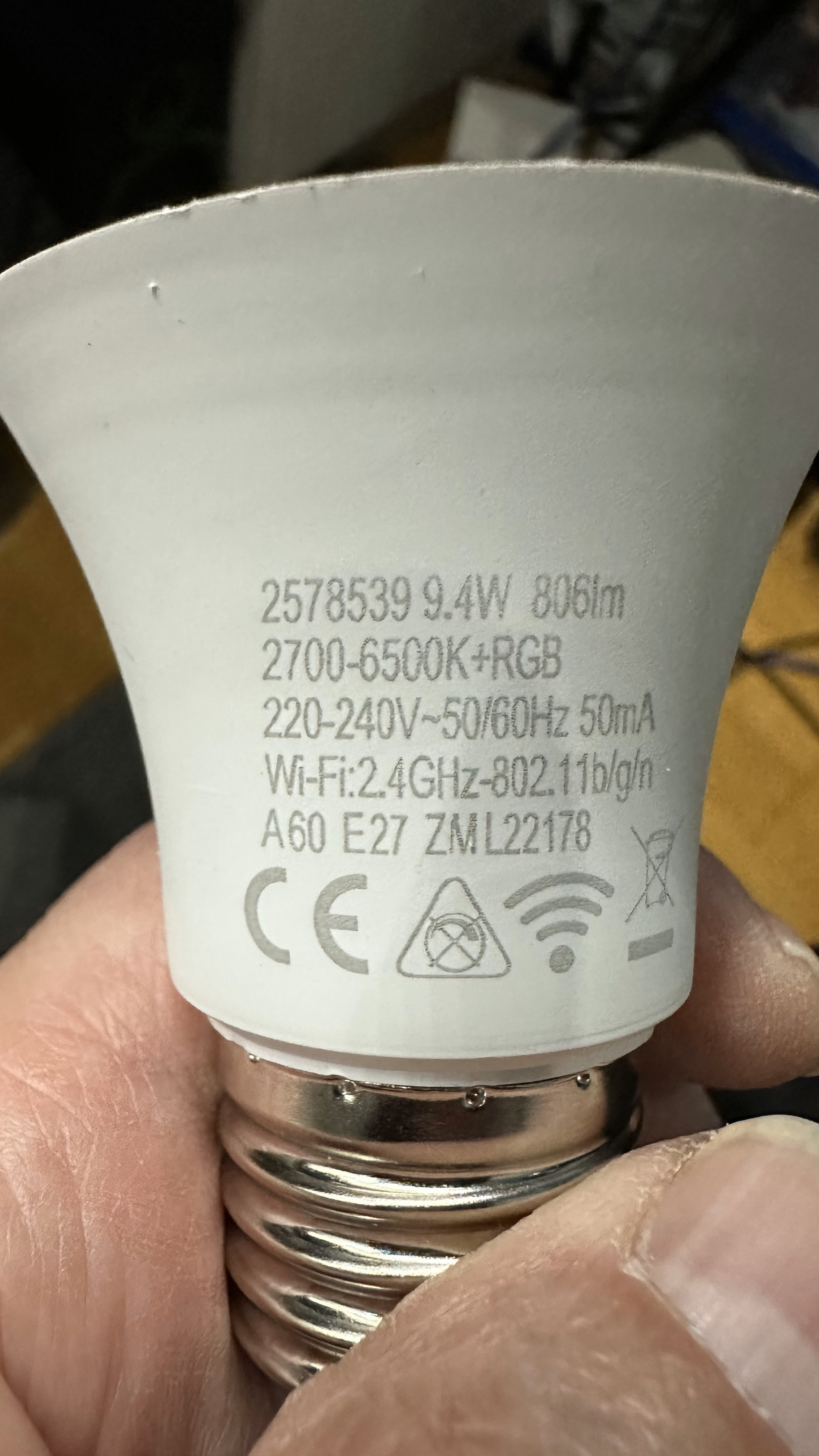 [BK7231N/CB2L] New version of LSC 2578539 A60 E27 RGBCW 806 Lumen
