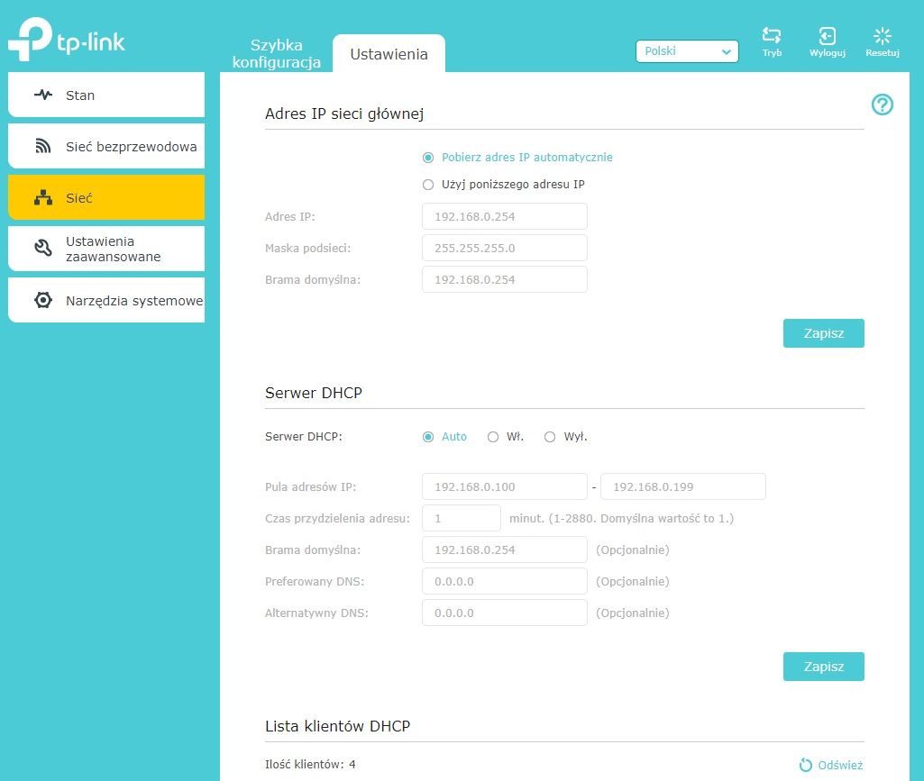 Jak połączyć router IDU-300 z Access Point TP-LINKRE450?