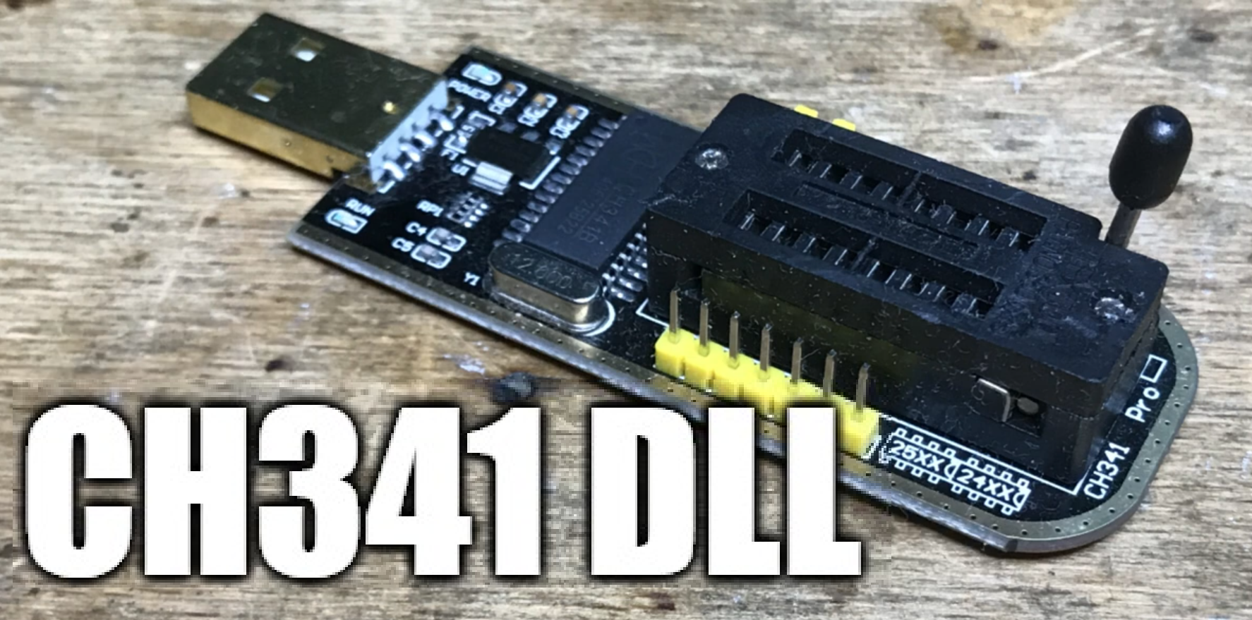 Programator SPI CH341 - obsługa przez CH341DLL w C#, transakcje SPI i operacje GPIO