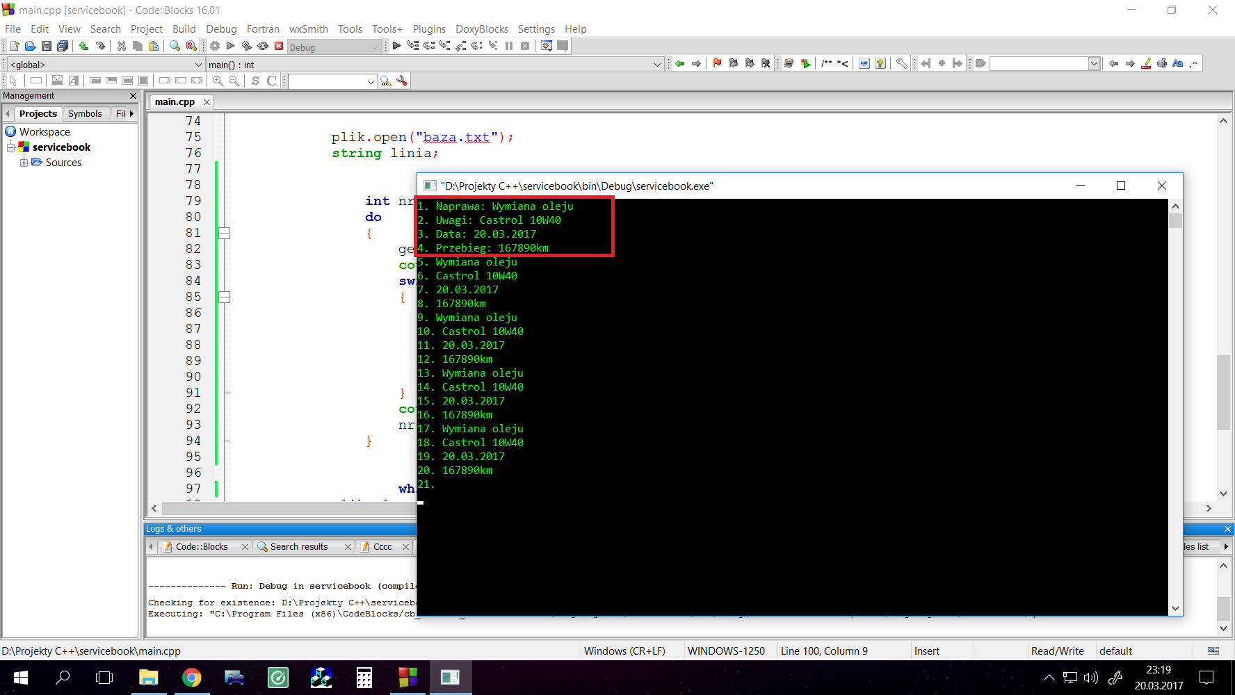 C++ - Jak wyświetlić tekst przed zmienną w konsoli?
