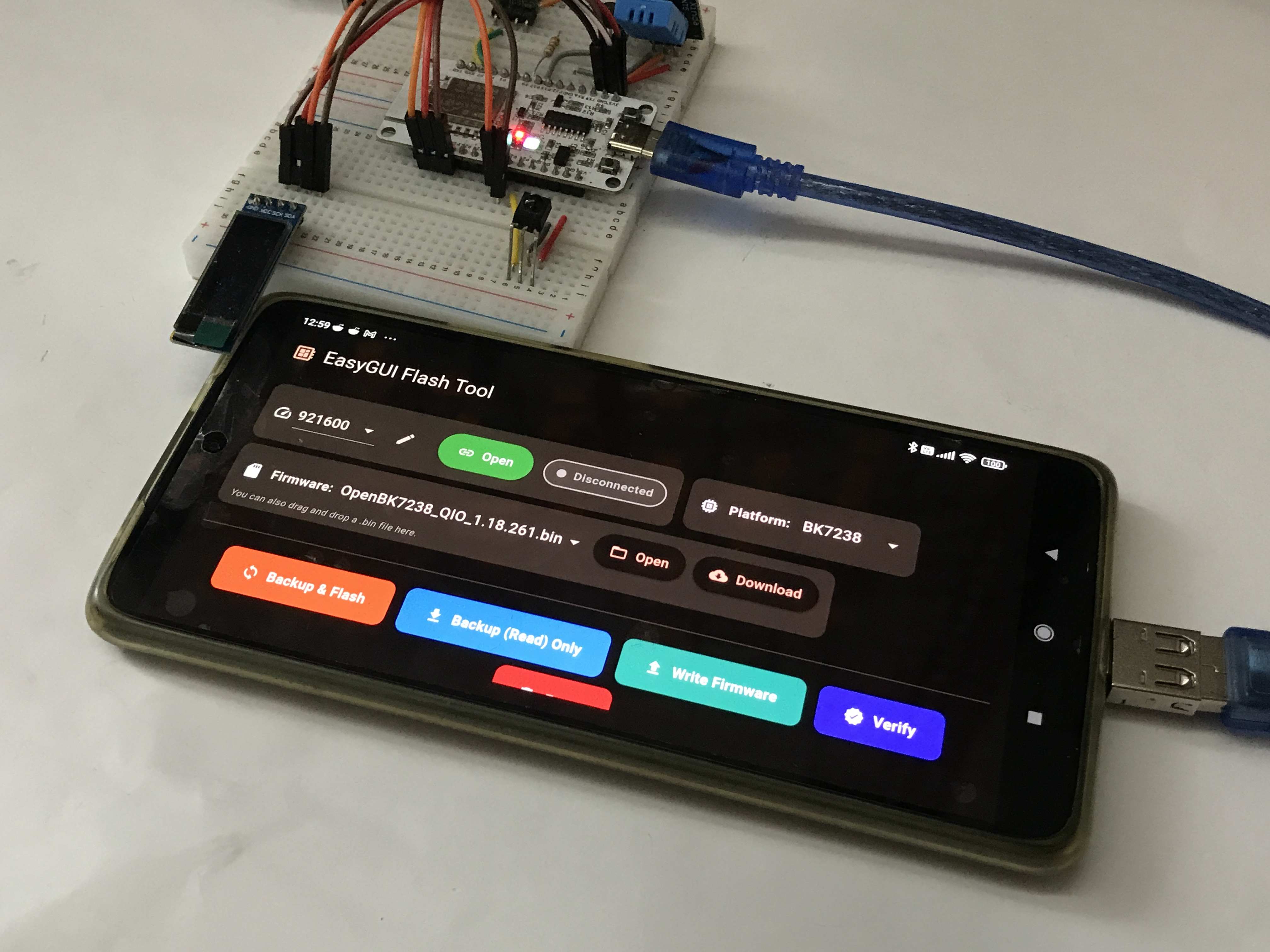Multiplatform BK7231 BK7238 Beken Flash Tool - Web, Android, Windows ...