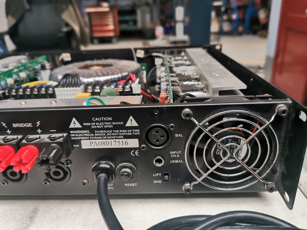 [Rozwiązano] Wzmacniacz LD Systems PA800 - poszukiwany schemat, wymiana ...