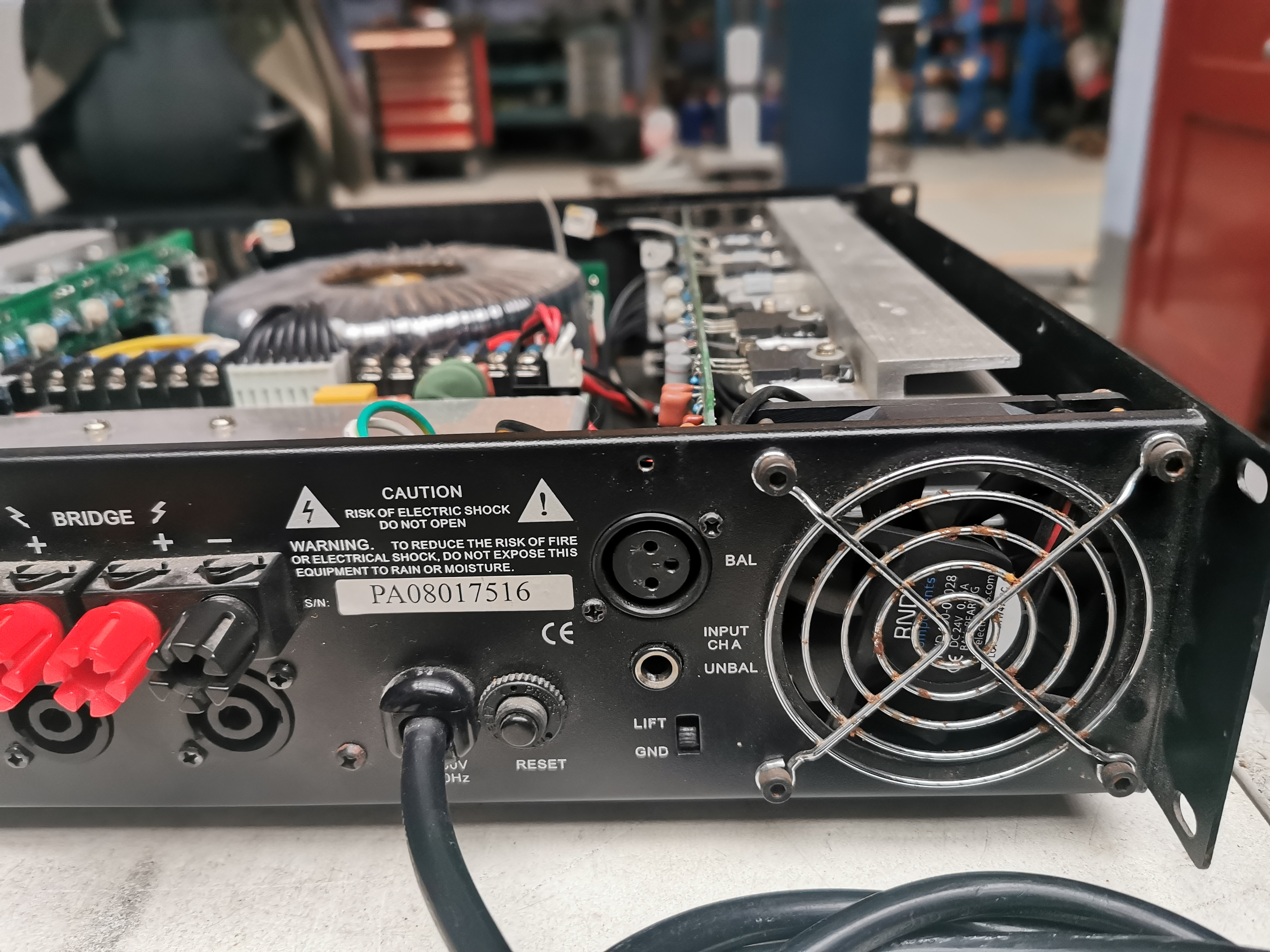 [Rozwiązano] Wzmacniacz LD Systems PA800 - poszukiwany schemat, wymiana ...