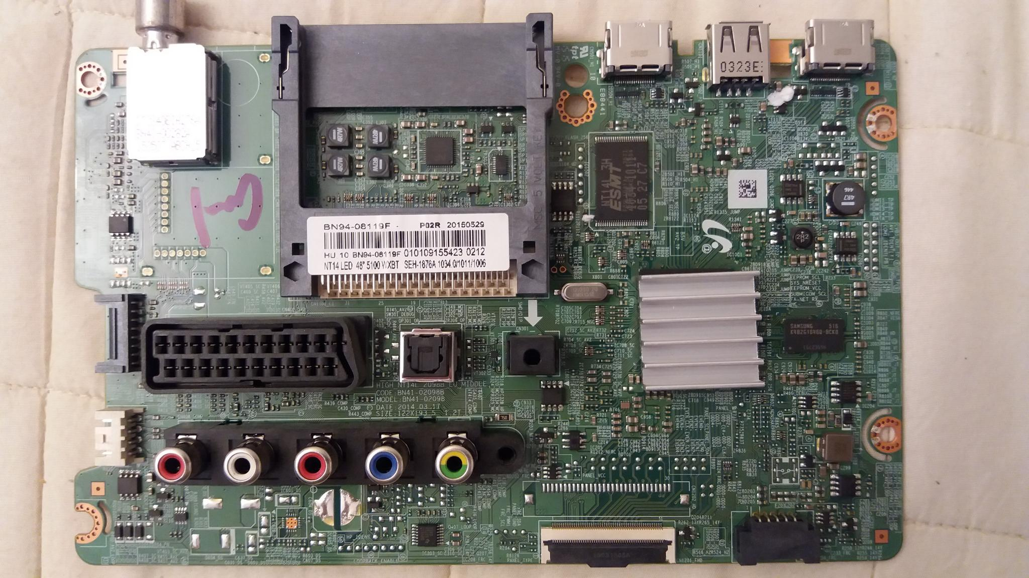 Samsung UE48J5100AW - schemat zasilacza poszukiwany