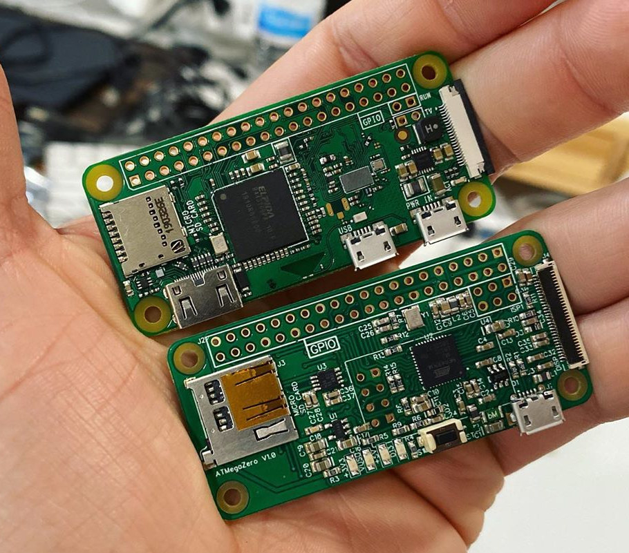 ATMegaZero - płytka prototypowa z ATmega32U4 w formacie Raspberry Pi Zero