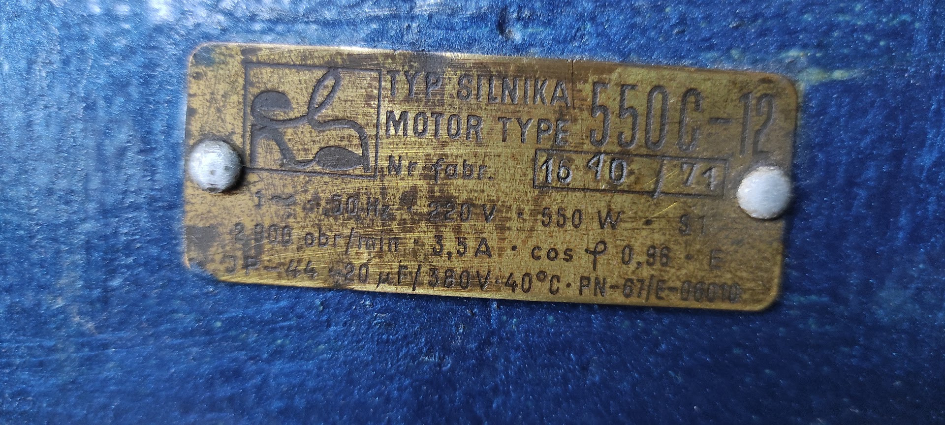 Elna 550c-12. Podłączenie - Zmiana z 230 na 400V - elektroda.pl