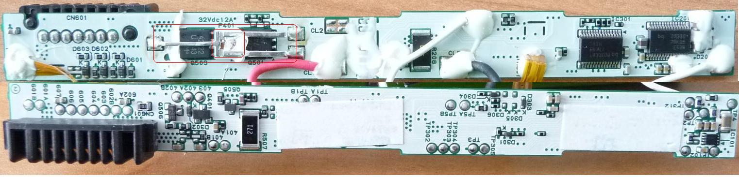 ACER TM00741 4400mAh – nie ładuje po wymianie ogniw, elektronika ...