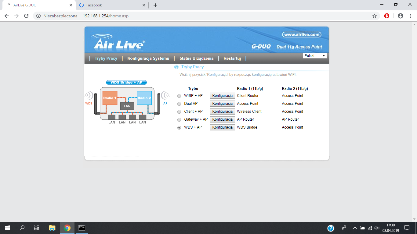Zwiększenie zasięgu wifi w domu; nowy i stary router ---> zastosowanie ...