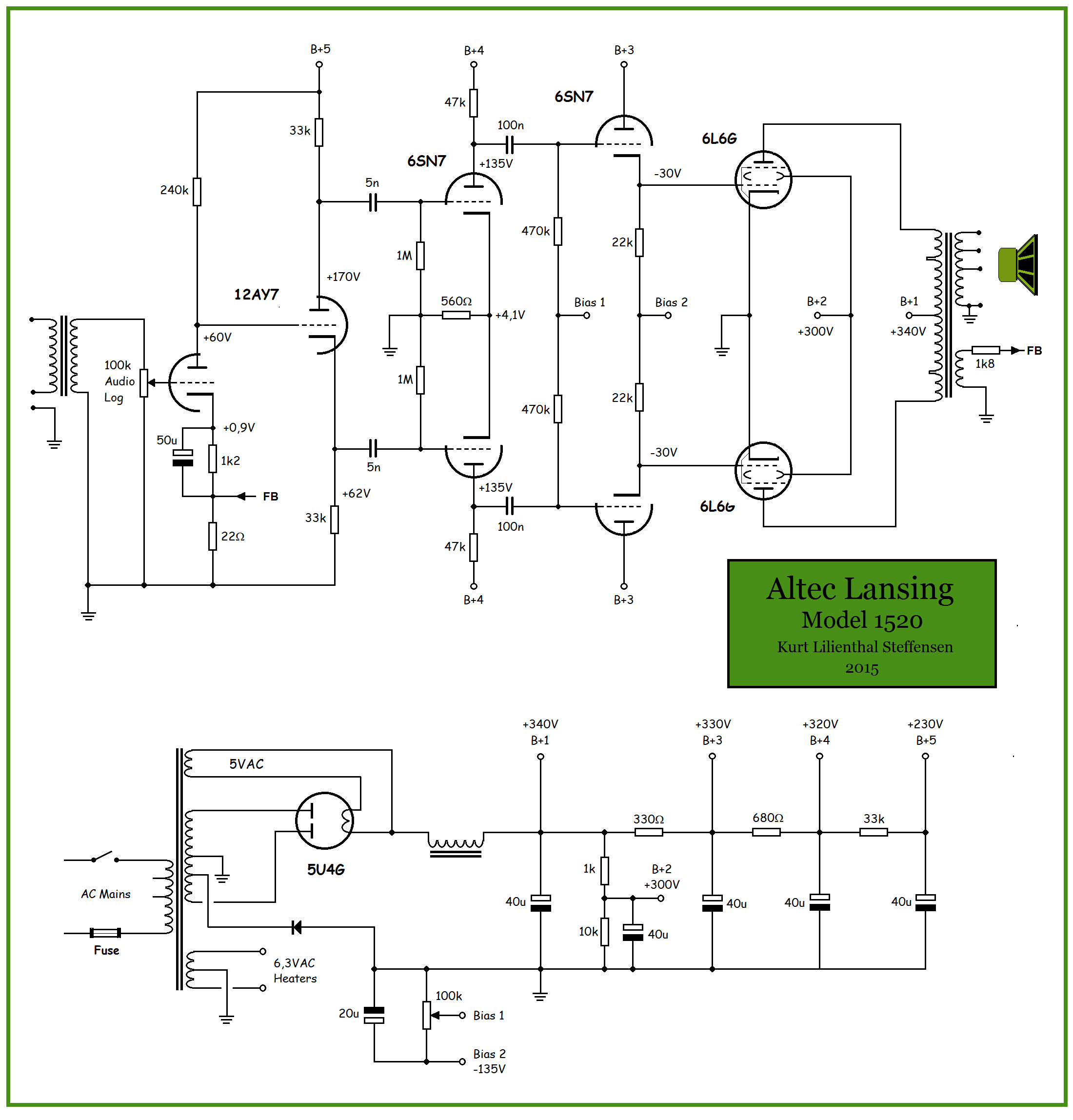 Jakie są opinie o wzmacniaczu Altec Lansing 1520 6L6G PP Williamson?
