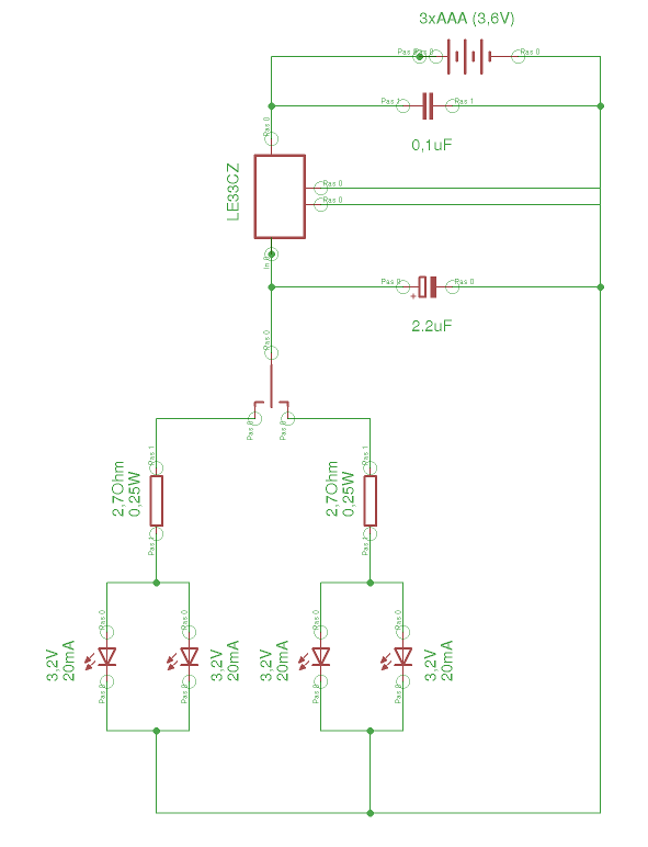 LP2950 - Jaki jest pobór napięcia własnego w latarce LED?