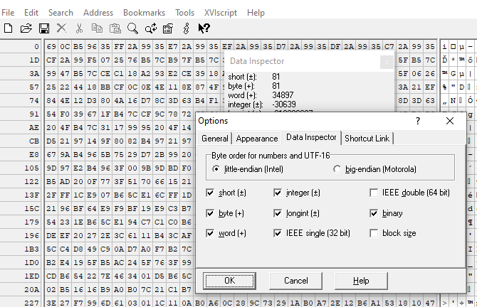 Wygodny, lekki i przenośny edytor hex - XVI32 - całkowicie za darmo