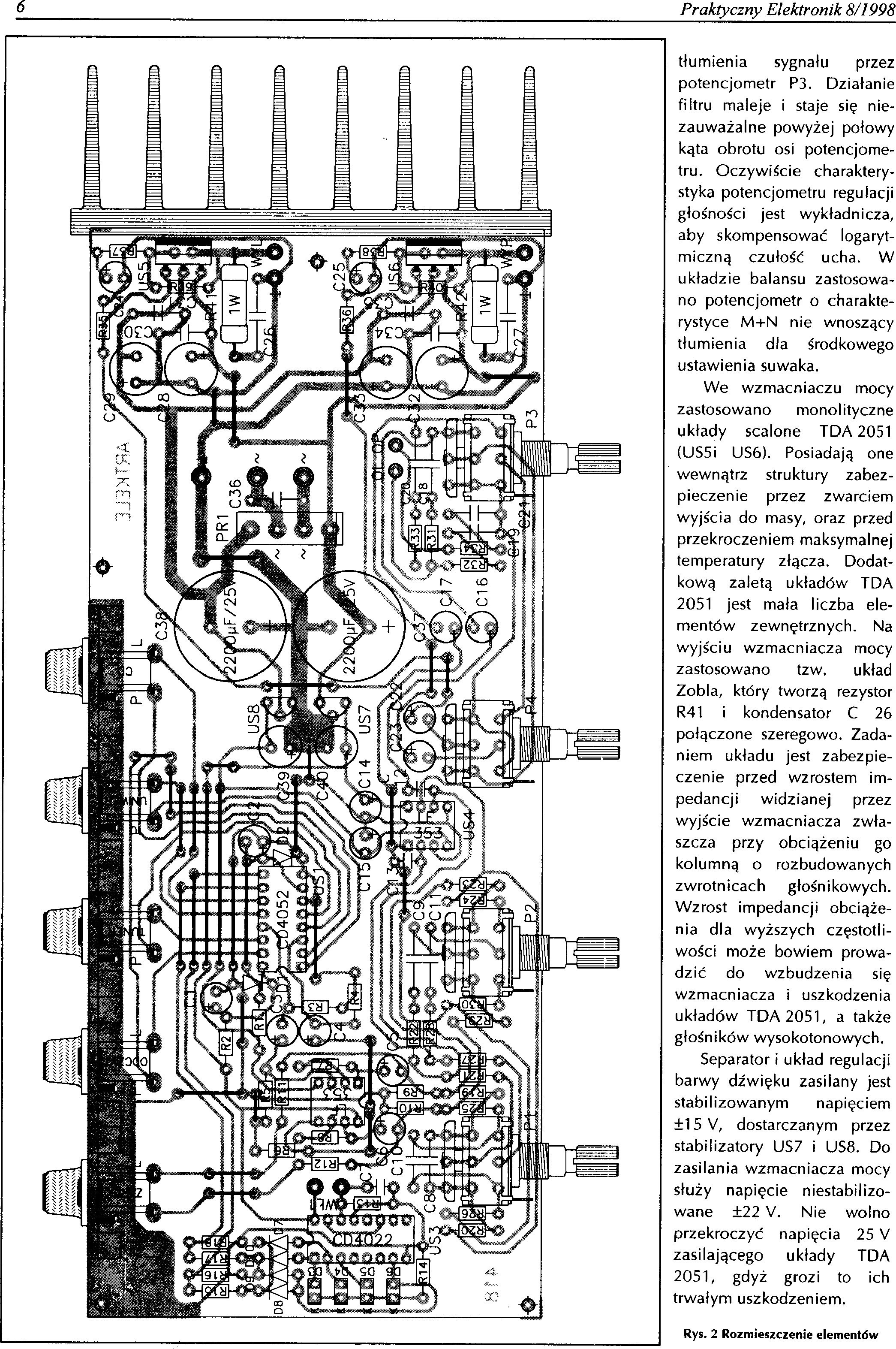 Budowa wzmacniacza stereo DIY - ocena posiadanych elementów i sugestie