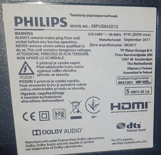 Philips 55PUS6432/12 - Cykliczny restart - poszukiwania pliku ...