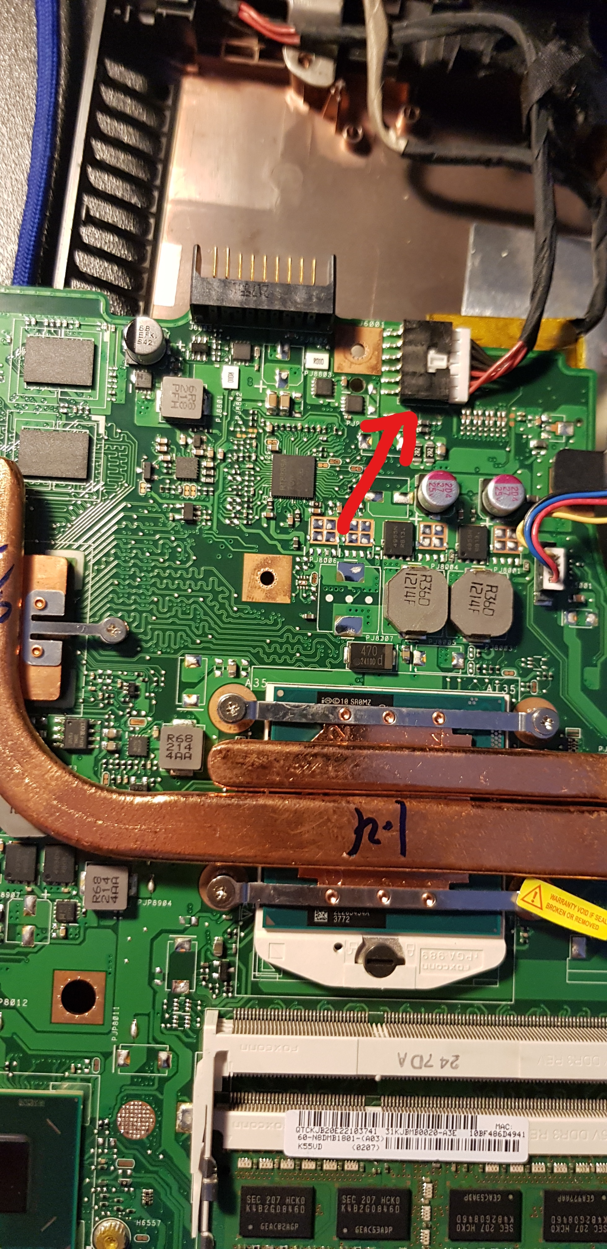 asus r500v nie wyświetla obrazu ani na matrycy, ani na monitorze ...