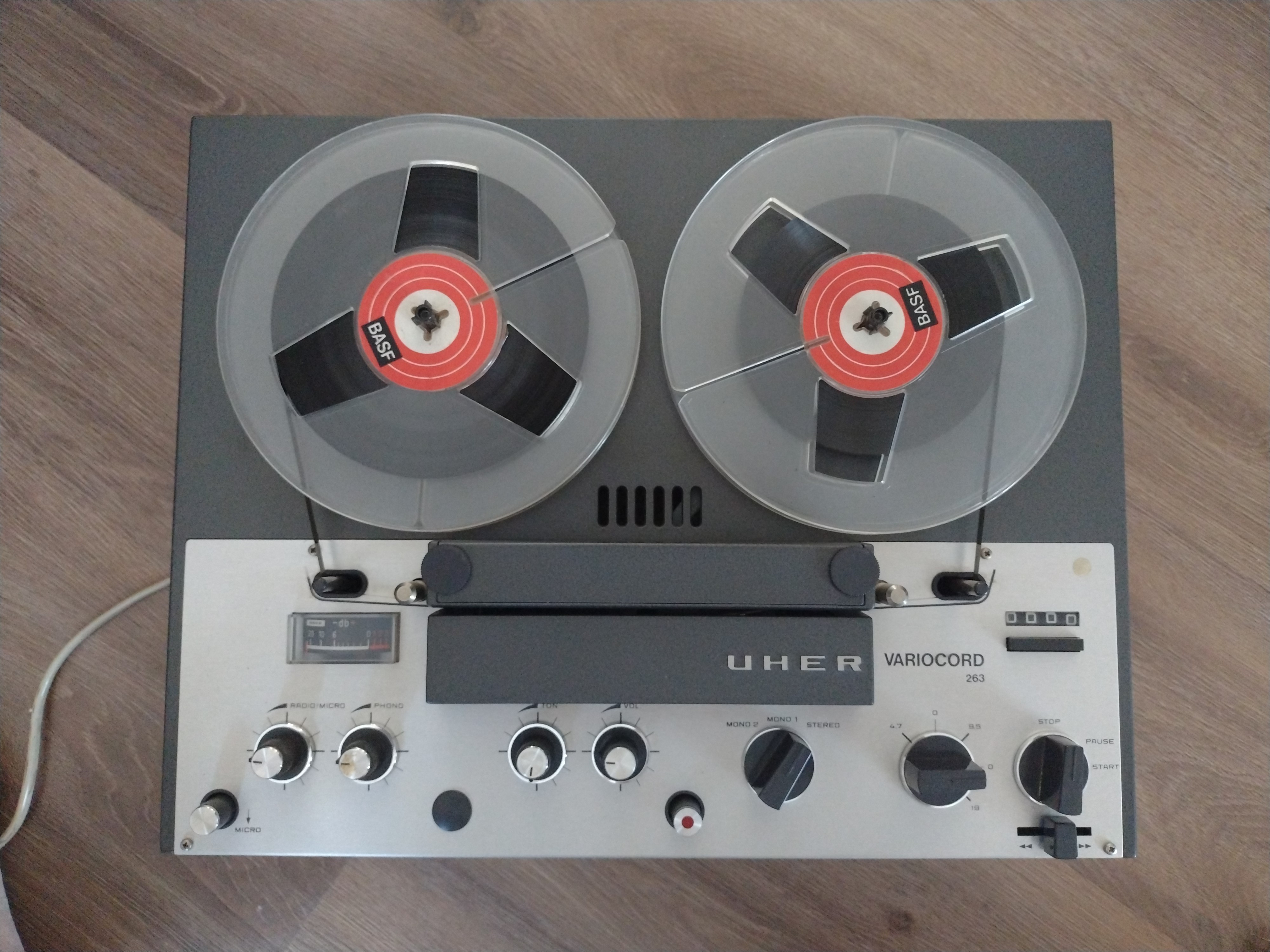 Magnetofon szpulowy UHER Variocord 263 - nie odtwarza