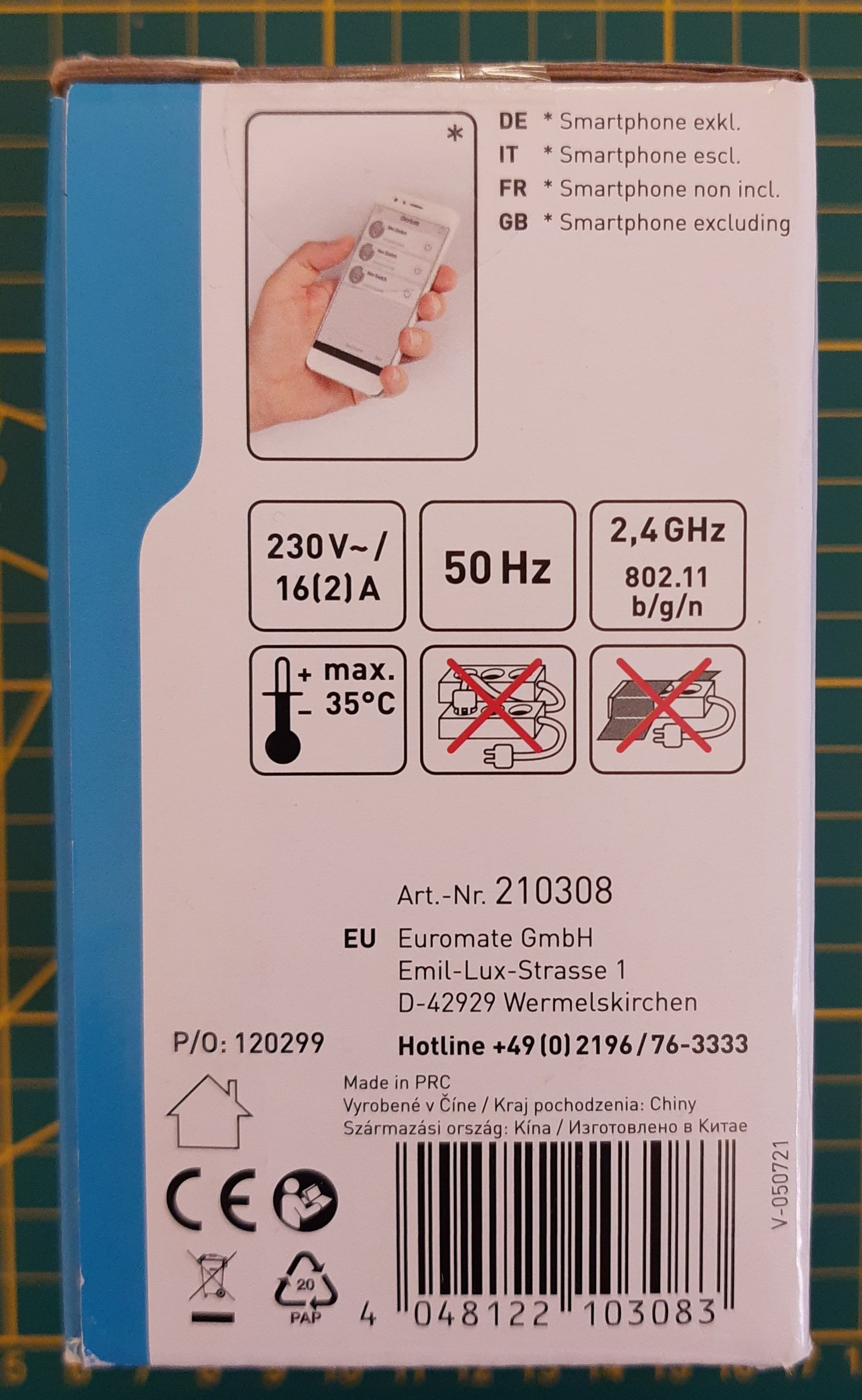 Teardown: OBI DIY Markets Germany: "Wifi-Stecker Schuko Weiß", OBI Art ...