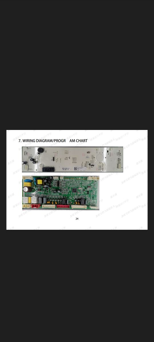 Hisense WDQR1014EVAJMT identyfikacja kostki w pralce po naprawie modułu - 2