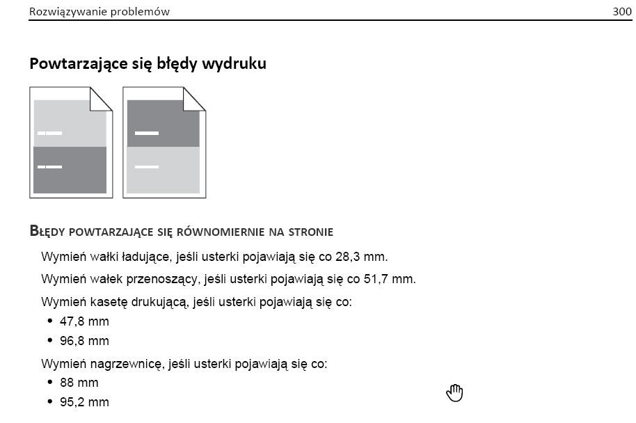 Lexmark X654de - duchy po wymianie tonera, czy to wina nagrzewnicy?
