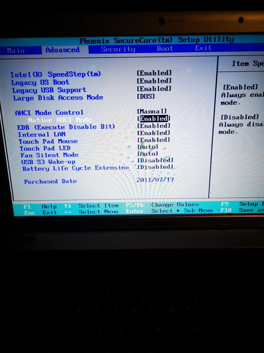 [Rozwiązano] Samsung R730 - Nie można wgrać Windowsa