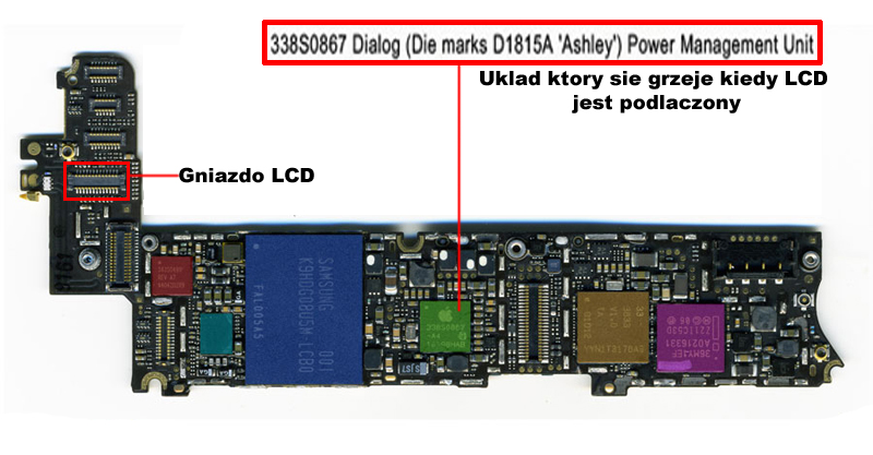 Iphone 4 - Grzeje się układ "power management unit" Wymiana?