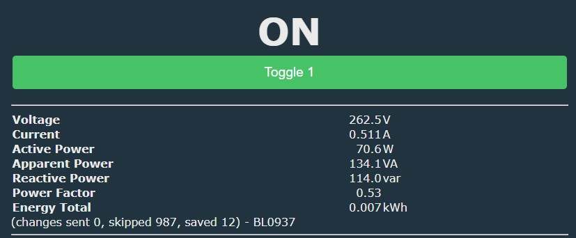 [BL602] Elivco smart plug with energy monitor BL0937 RMC004 - 3