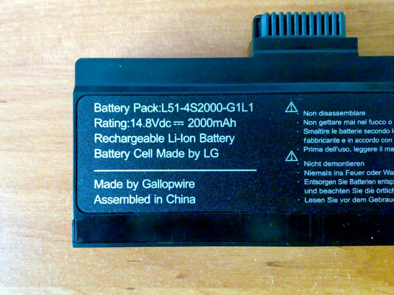 Fujitsu Siemens Amilo LI 1818 - zamiennik baterii pytania