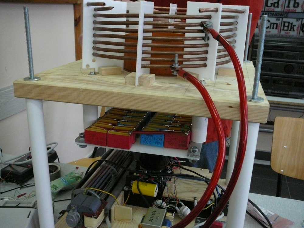 DRSSTC -Dual Resonant Solid State Tesla Coil - 2 - elektroda.pl