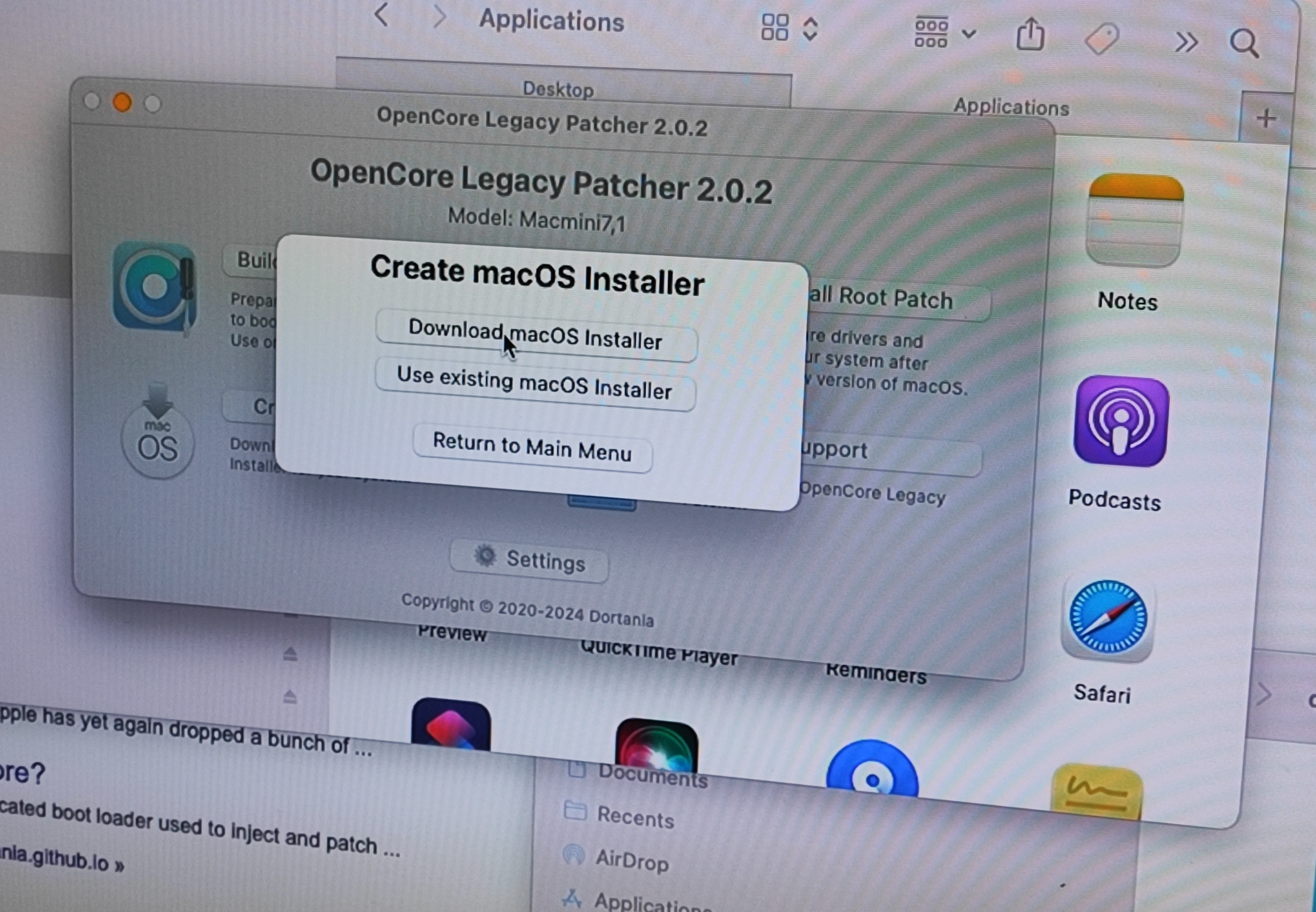 Jak zainstalować najnowszy macOS na starym komputerze, laptopie? OpenCore Legacy Patcher