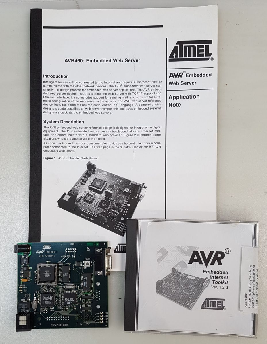 [Sprzedam] Zestaw uruchomieniowy ATMEL AVR460 Embedded Web Server