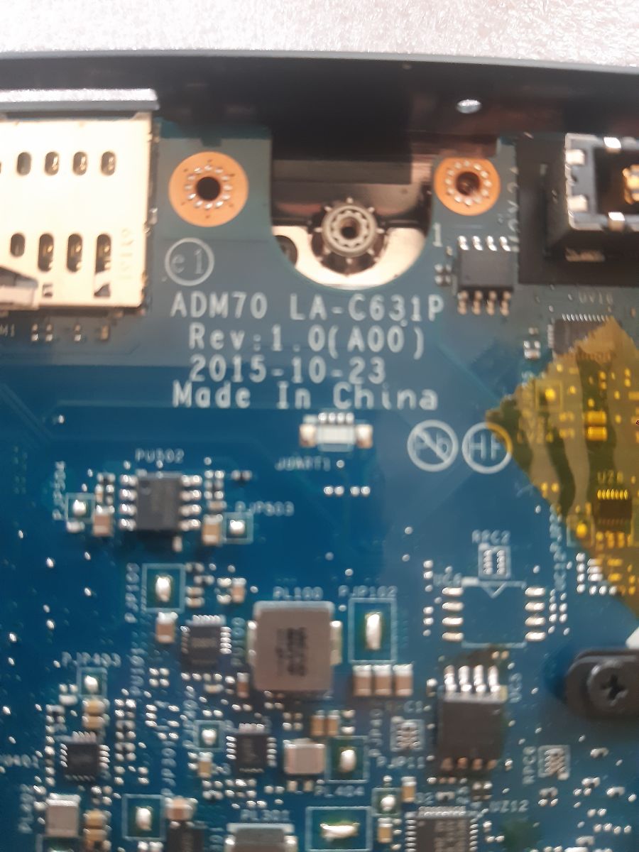 [Rozwiązano] Szukam wsadu bios dell latitude E5470 ADM70 LA-C631P Rev ...