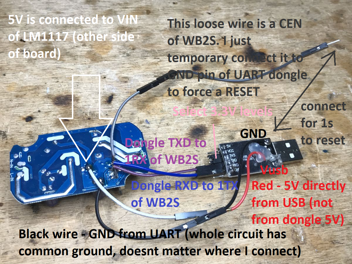 Qiachip Smart Switch - BK7231N / CB2S - interior, programming