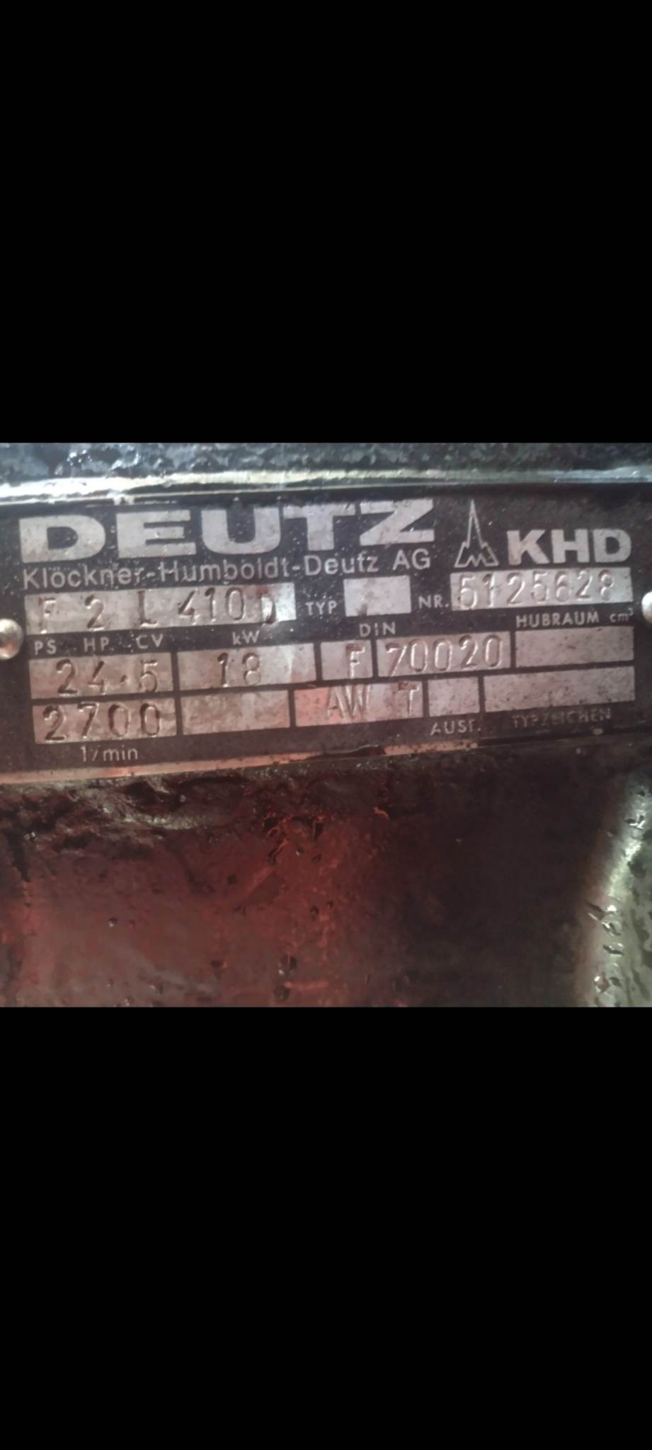 Silnik Deutz F 2 L 410D - szukam kompletu uszczelek
