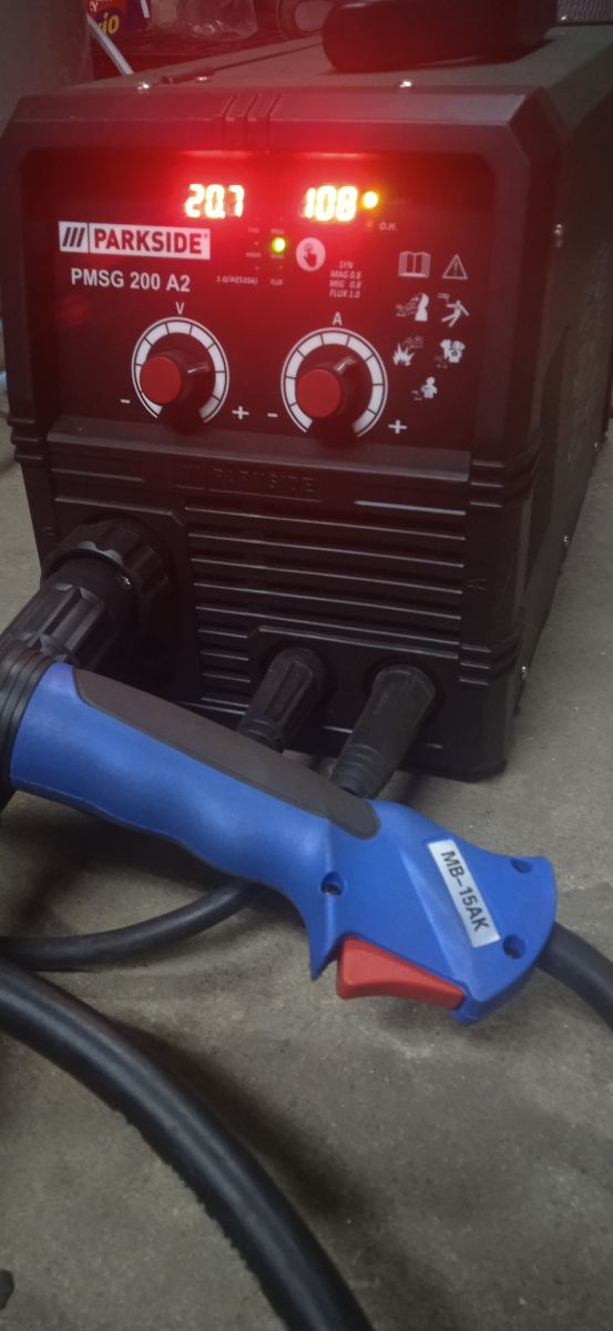 Spawarka Parkside PMSG 200 A2 - naprawa, upgrade - elektroda.pl