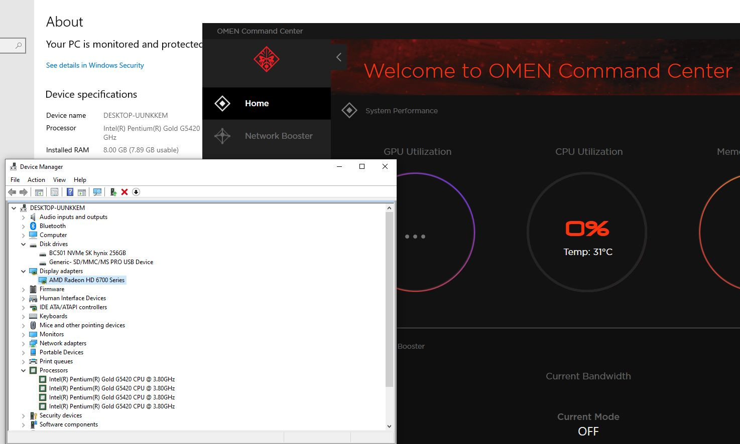 [Sprzedam] Komputer HP Omen 880 8gen: Specyfikacje, Stan Techniczny, Ceny z/Bez Komponentów