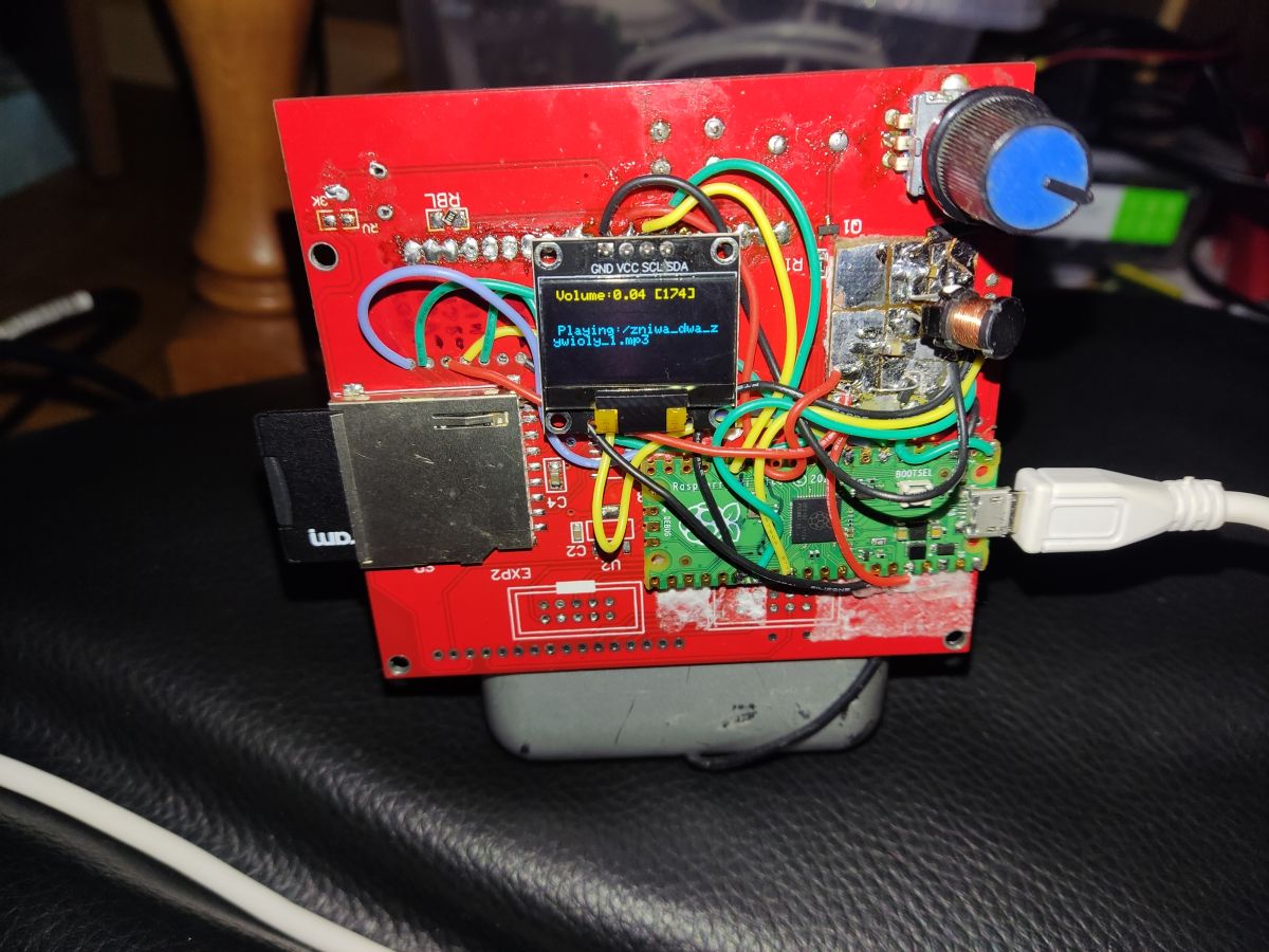 Odtwarzacz MP3 PWM RP2040 Raspberry Pi Pico - elektroda.pl