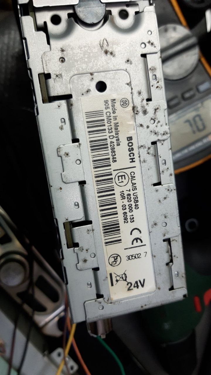 Seeking Radio Code for Bosch Calais USB40 24V (CM0133) Blaupunkt Rebrand